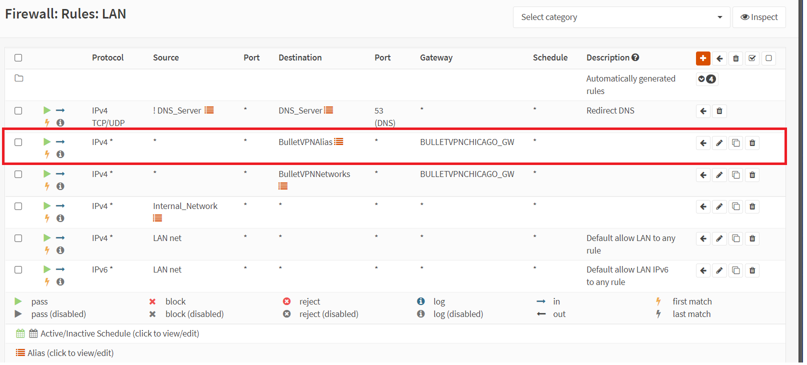 OPNSense Selective Routing for Specific Networks (Websites)